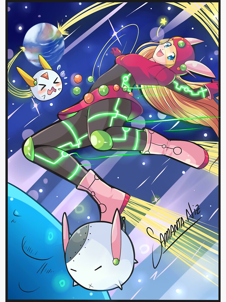 "galaxy girl" Sticker by samantaniz | Redbubble