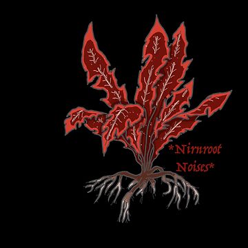 "Crimson Nirnroot Noises" Sticker for Sale by maddyspindler | Redbubble