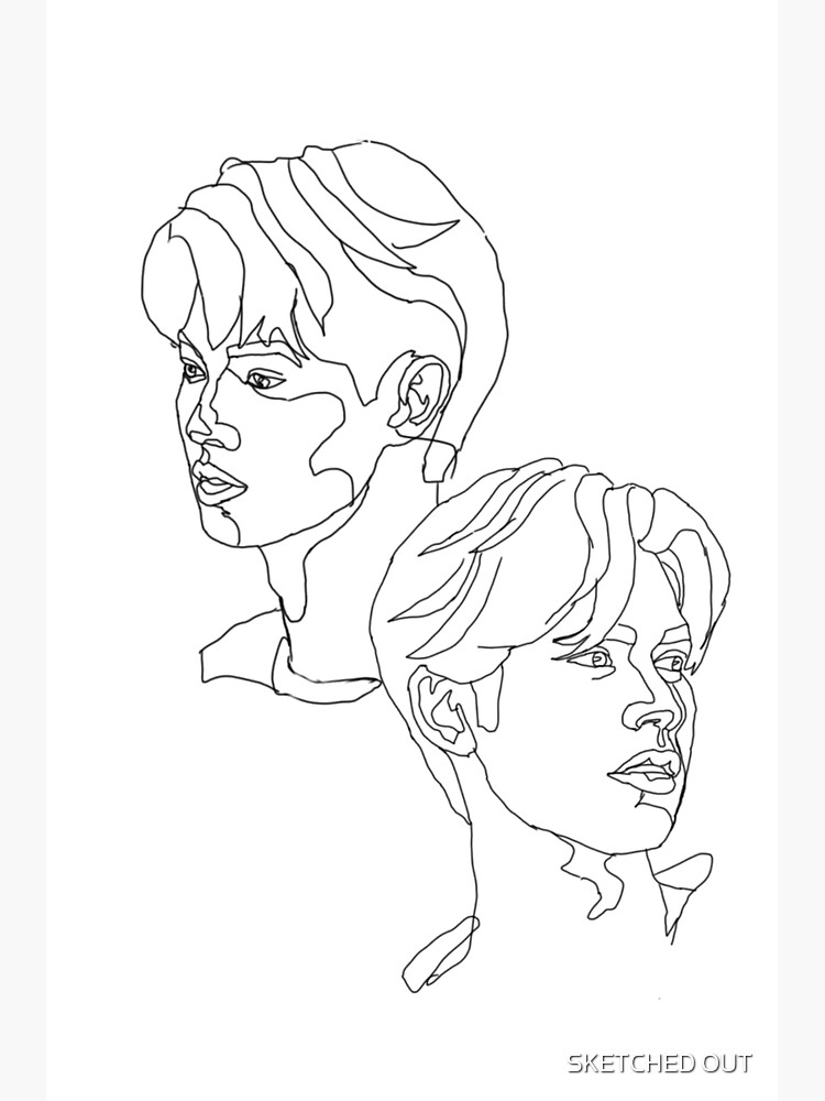 "brightwin line art" Art Print for Sale by KramodaDragon | Redbubble