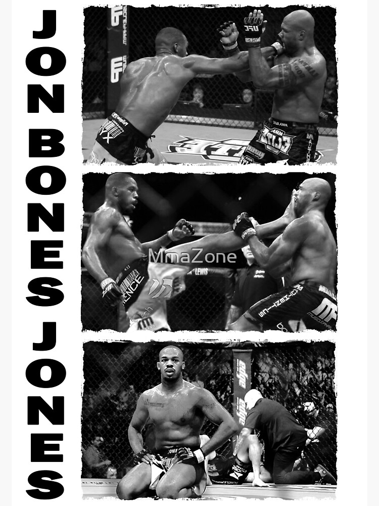 "Jon Bones Jones" Poster for Sale by MmaZone | Redbubble