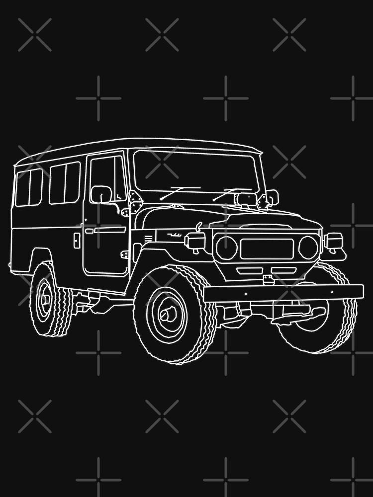 "Troopy White Outline" T-shirt for Sale by safetysam | Redbubble ...