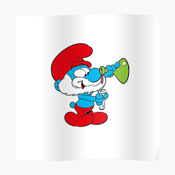 Daddy Smurf Posters | Redbubble