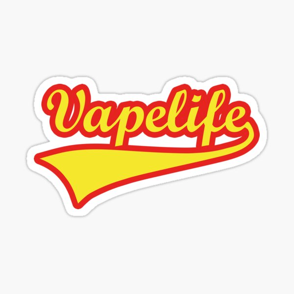 "Vape Design VapeLife Swoosh" Sticker by 2vape | Redbubble