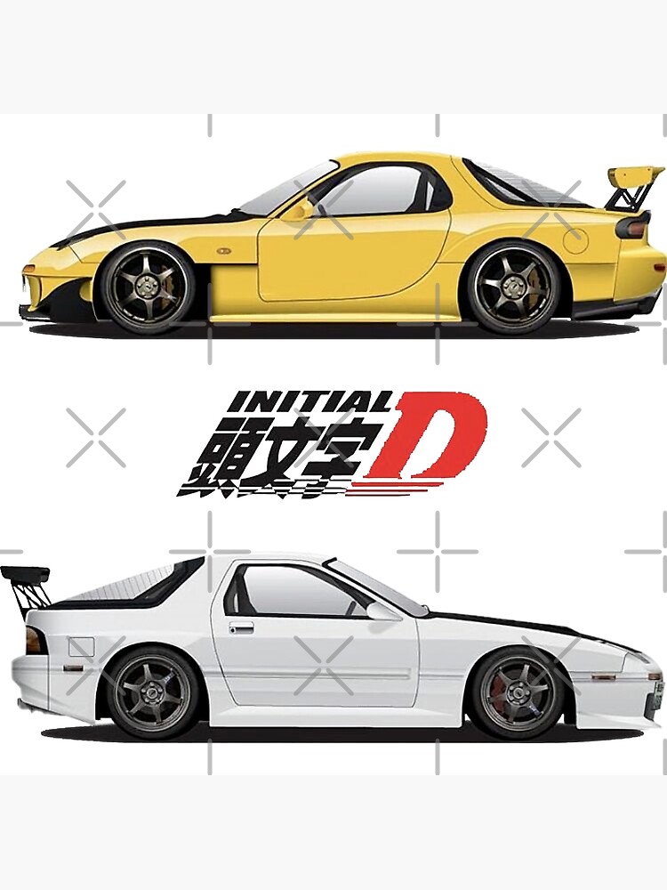 "Takahashi brothers' rotary rx7" Poster by ilFrambo | Redbubble