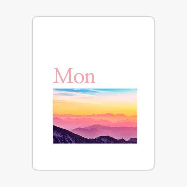 "Mon-lap" Sticker by Mon-lab | Redbubble