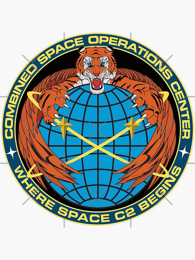 "COMBINED SPACE OPERATIONS CENTER" Sticker by enigmaticone | Redbubble