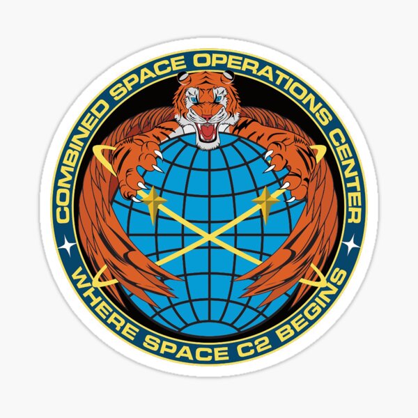 "COMBINED SPACE OPERATIONS CENTER" Sticker by enigmaticone | Redbubble