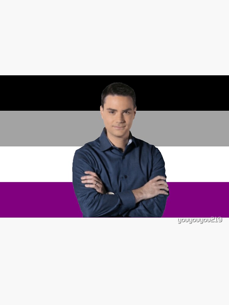 "Asexual Ben Shapiro Pride" Sticker by youyouyou219 | Redbubble