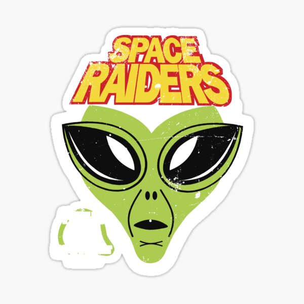 Space Raiders Stickers | Redbubble