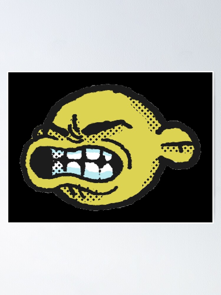 "Total Cringe - Cursed Emoji" Poster for Sale by AlexGarcia-Art | Redbubble