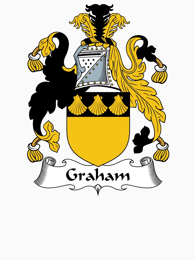"Graham Coat of Arms / Graham Family Crest" T-shirt for Sale by ...