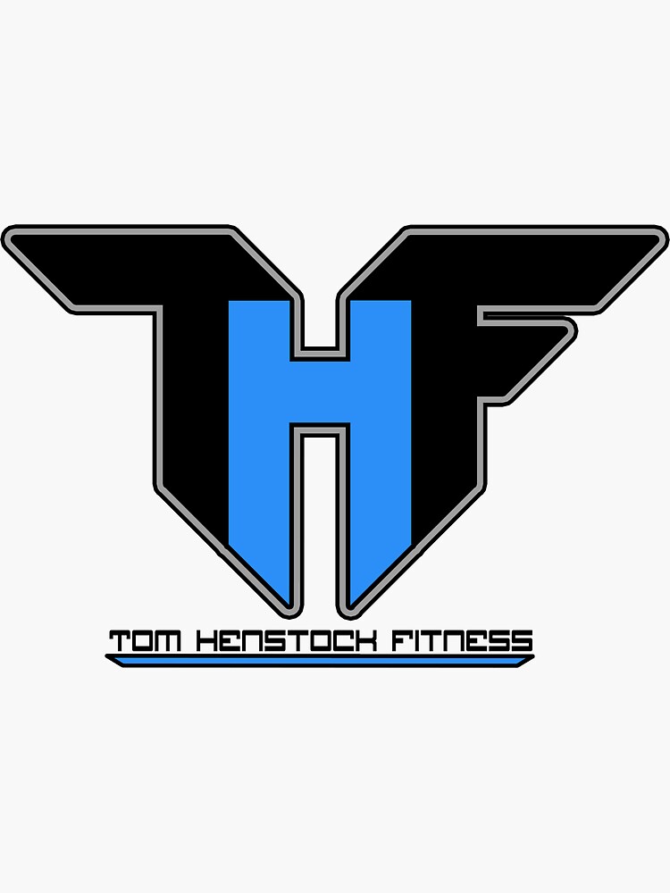 "Tom Henstock Fitness" Sticker for Sale by Steampunkd | Redbubble