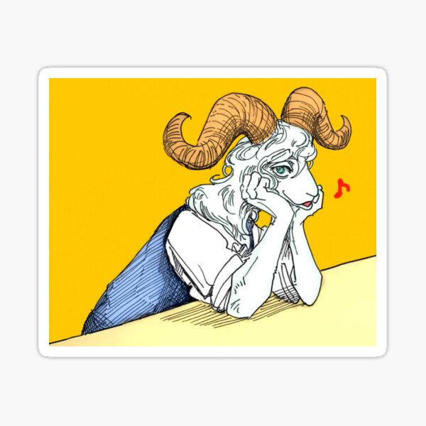 "Pina from Beastars" Sticker by gohin-san | Redbubble