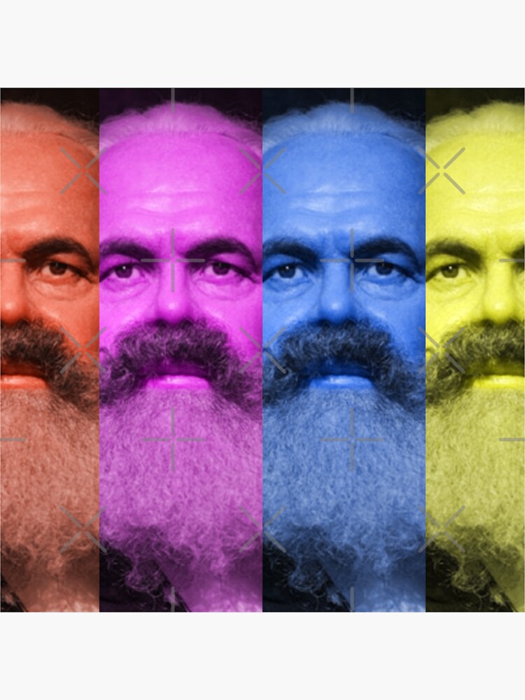 "Karl marx pop art" Sticker for Sale by ismailalrawi | Redbubble