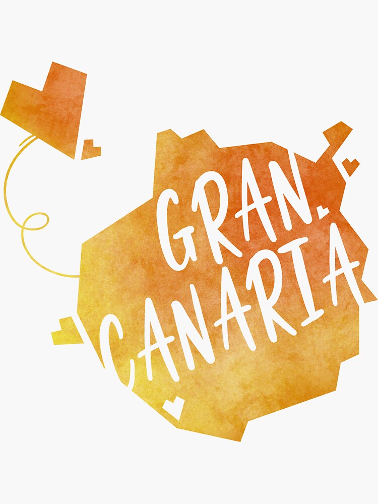"Gran Canaria" Sticker by Motivburg | Redbubble