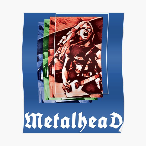 "Metalhead metalhead james hetfield" Poster for Sale by HandmadebyWolf ...