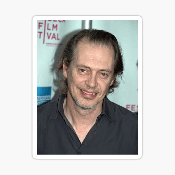 "Steve Buscemi" Sticker by AndrewStaples32 | Redbubble