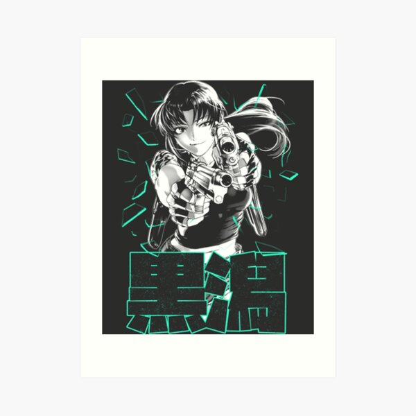 "Black Lagoon T-ShirtShattered Revy (white)" Art Print by ClayLumia ...