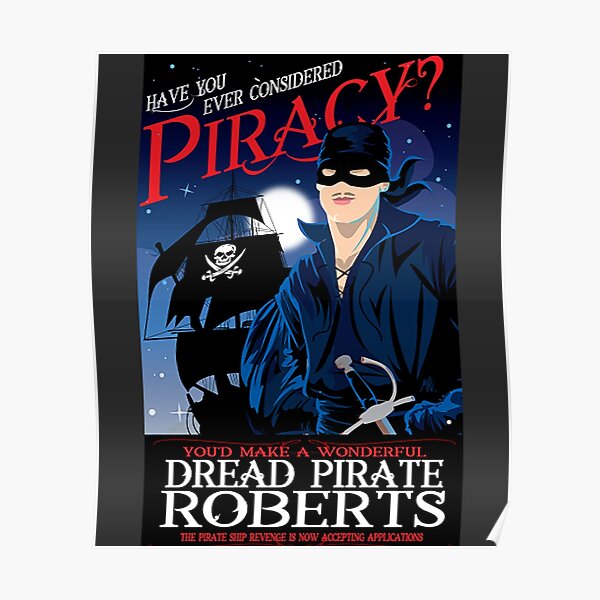 Dread Pirate Roberts Posters | Redbubble