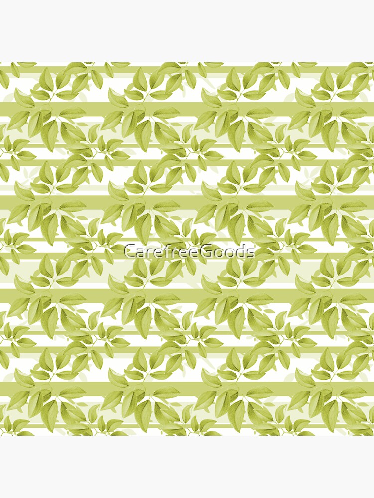 "Light Chartreuse Green Tree Leaves" Sticker by CarefreeGoods | Redbubble