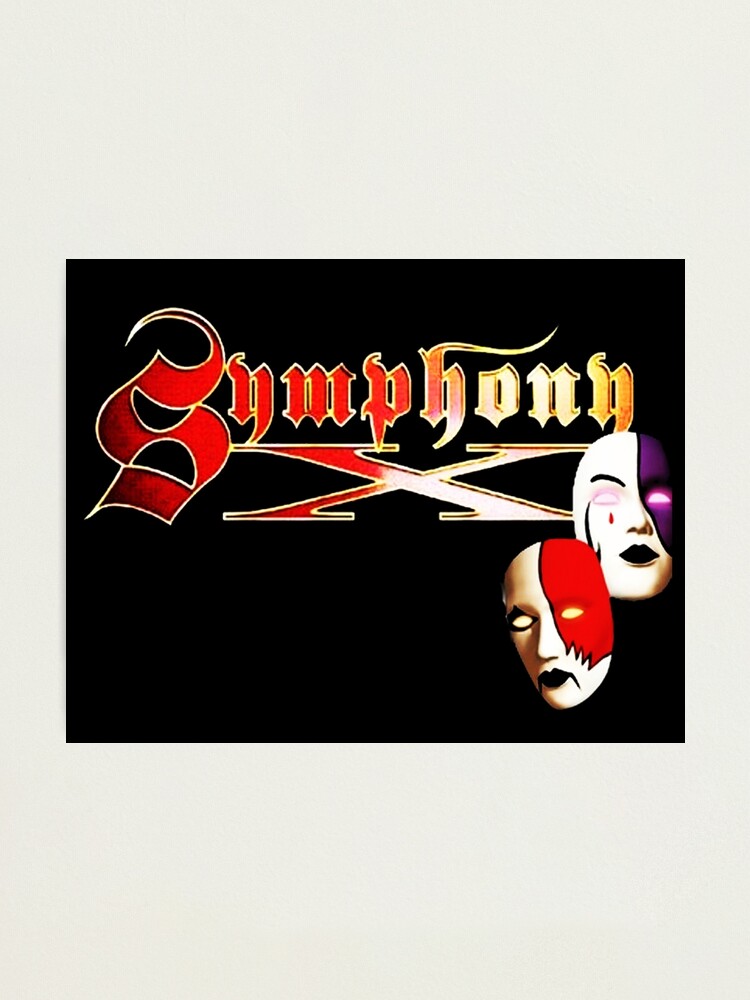 "symphony x band logos" Photographic Print by jbrummell1k | Redbubble
