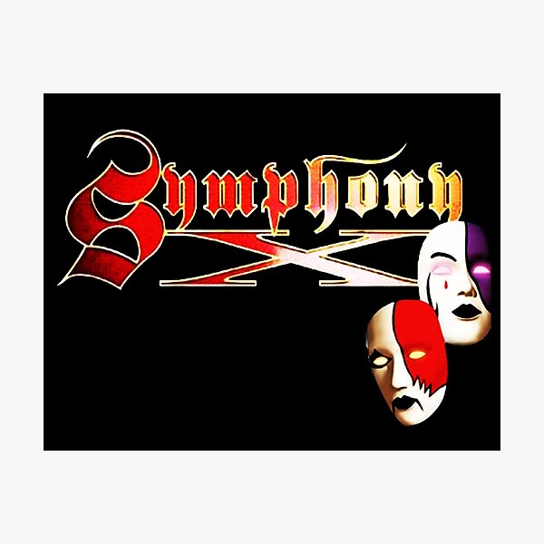 "symphony x band logos" Photographic Print by jbrummell1k | Redbubble