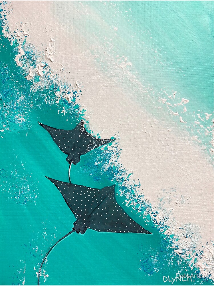 "Spotted Ray " Sticker for Sale by DebsArtPix | Redbubble