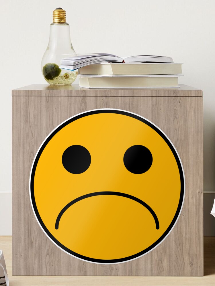 Sad Emoji Stickers Redbubble
