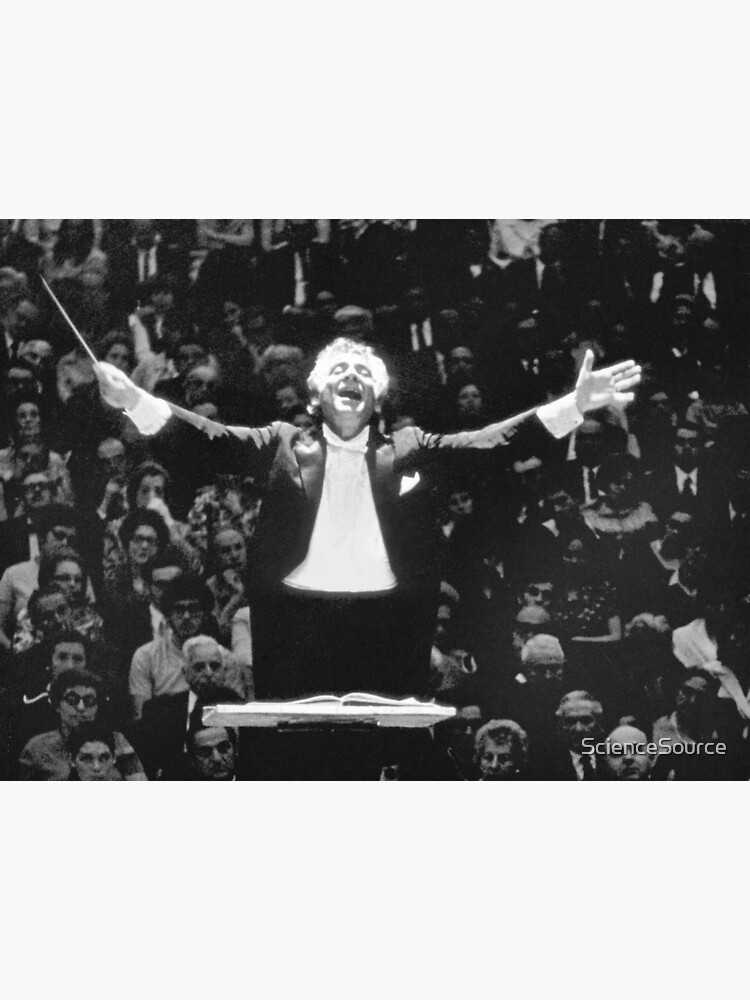 "Classical Music Conductor and Composer Leonard Bernstein, " Poster for ...