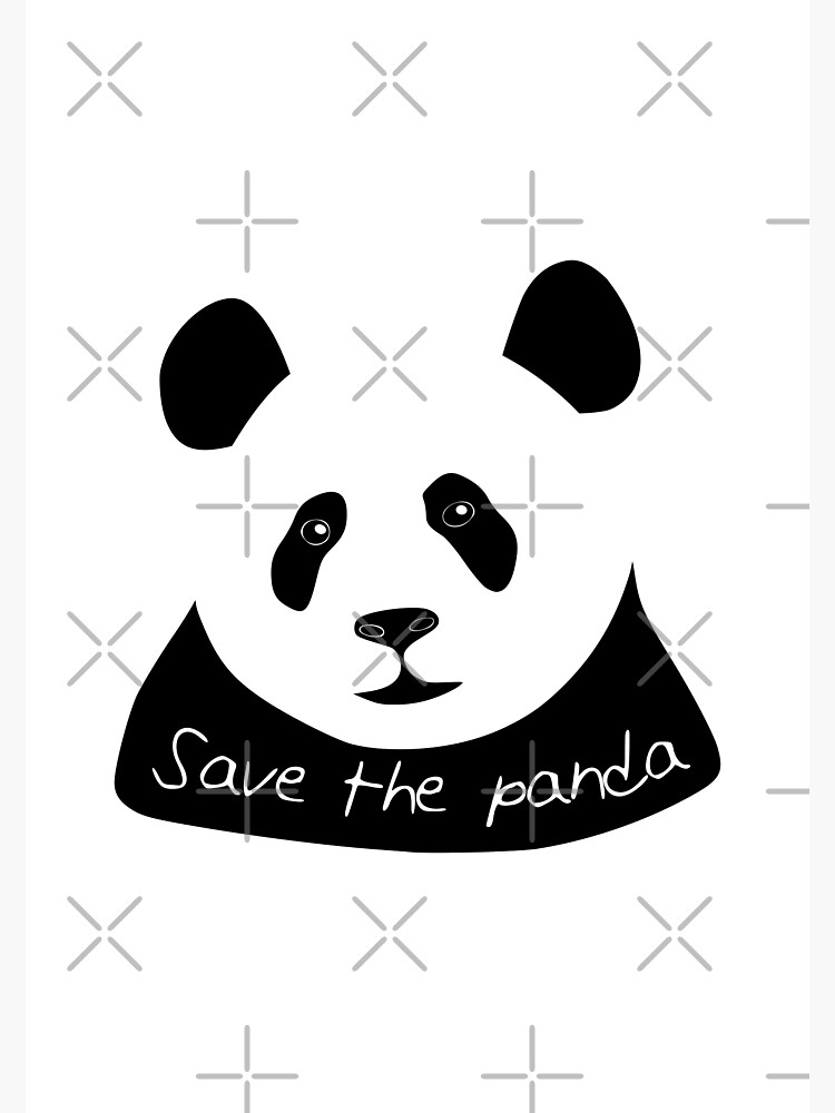 "save the panda" Poster for Sale by Sinovius | Redbubble