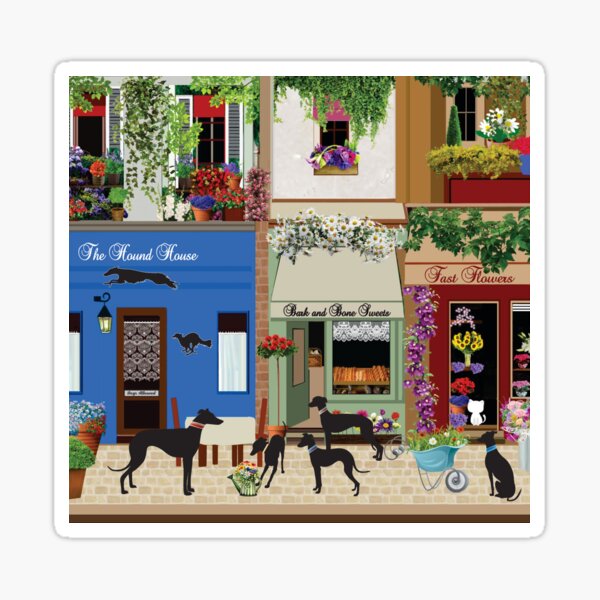 "Hound Day Out" Sticker by pawsinprofile | Redbubble