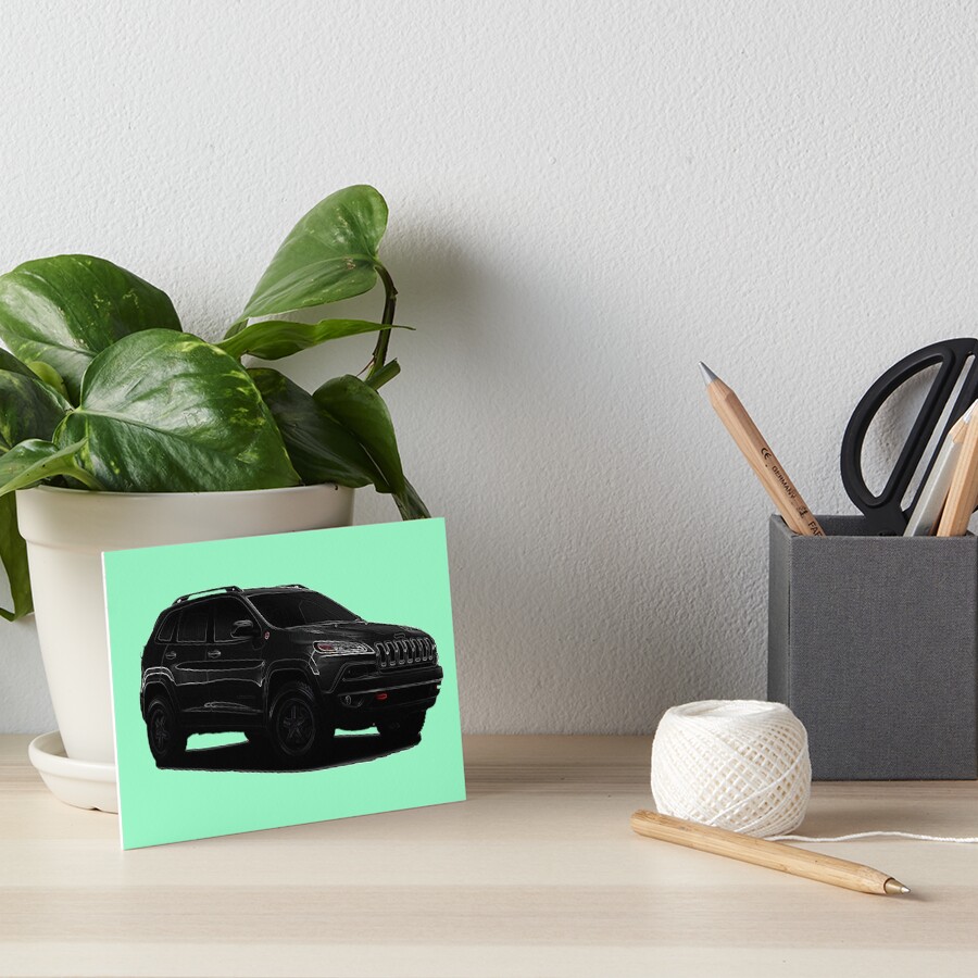 "Cherokee Trailhawk" Sticker for Sale by serene47 | Redbubble