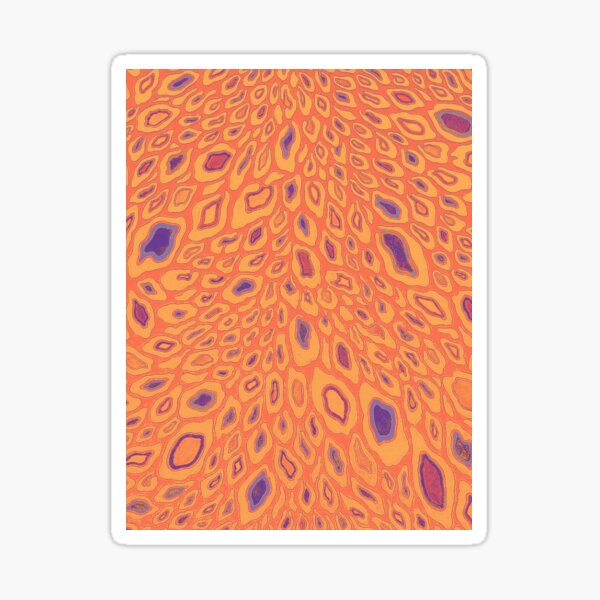 "Classic colour pairings in an unexpected pattern" Sticker for Sale by ...