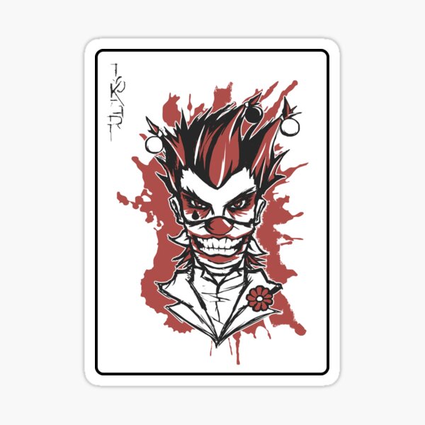 "Joker Card" Sticker for Sale by ELZETSHIRT | Redbubble