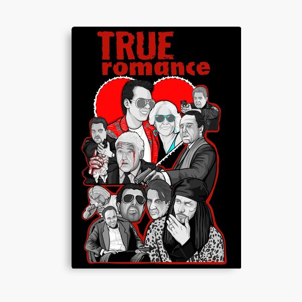 "True Romance character collage art" Canvas Print by gjnilespop | Redbubble
