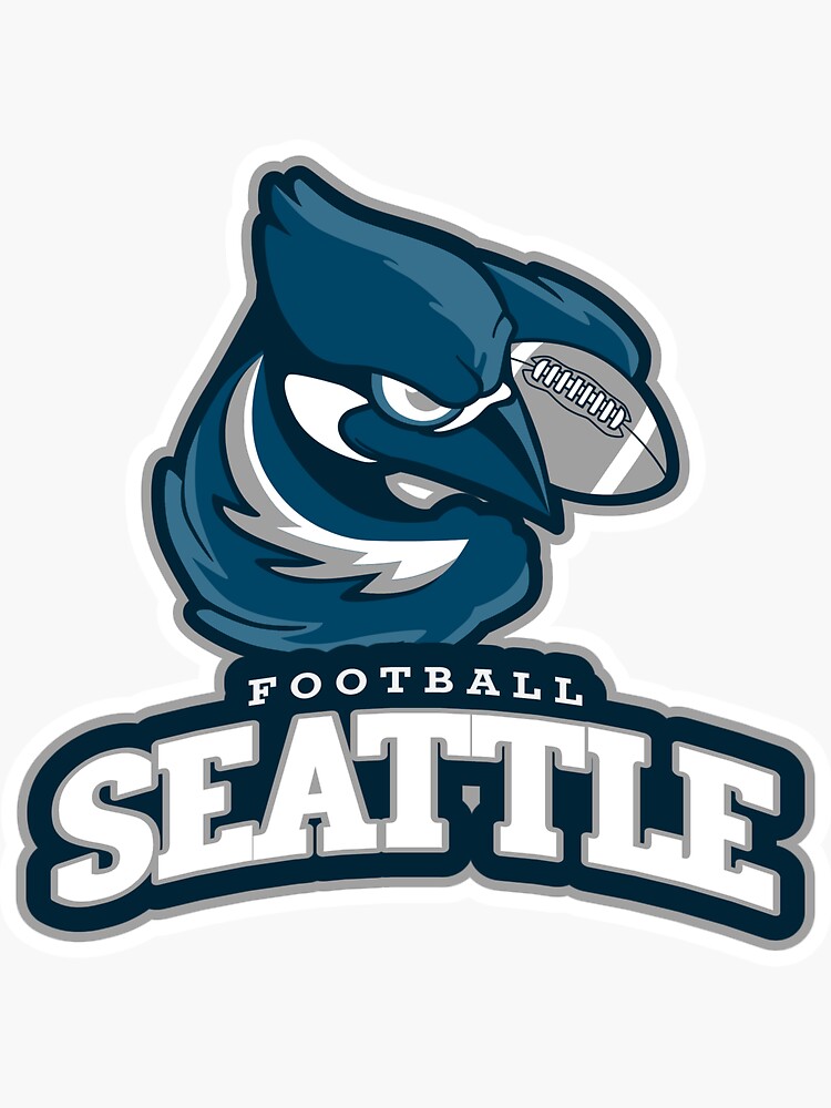 "Seattle Football Emblem" Sticker for Sale by BadassDude | Redbubble
