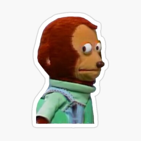 "monkey meme" Sticker by lauraxm | Redbubble