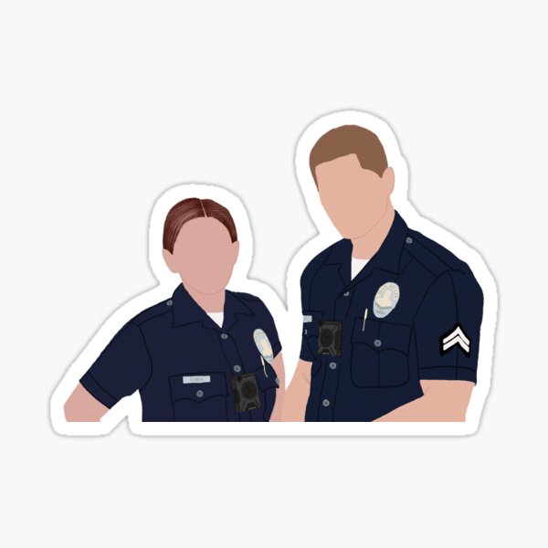 "The Rookie" Sticker for Sale by L3lliottM3a | Redbubble