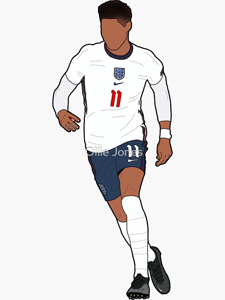 "Marcus Rashford" Sticker by OllieJones6157 | Redbubble
