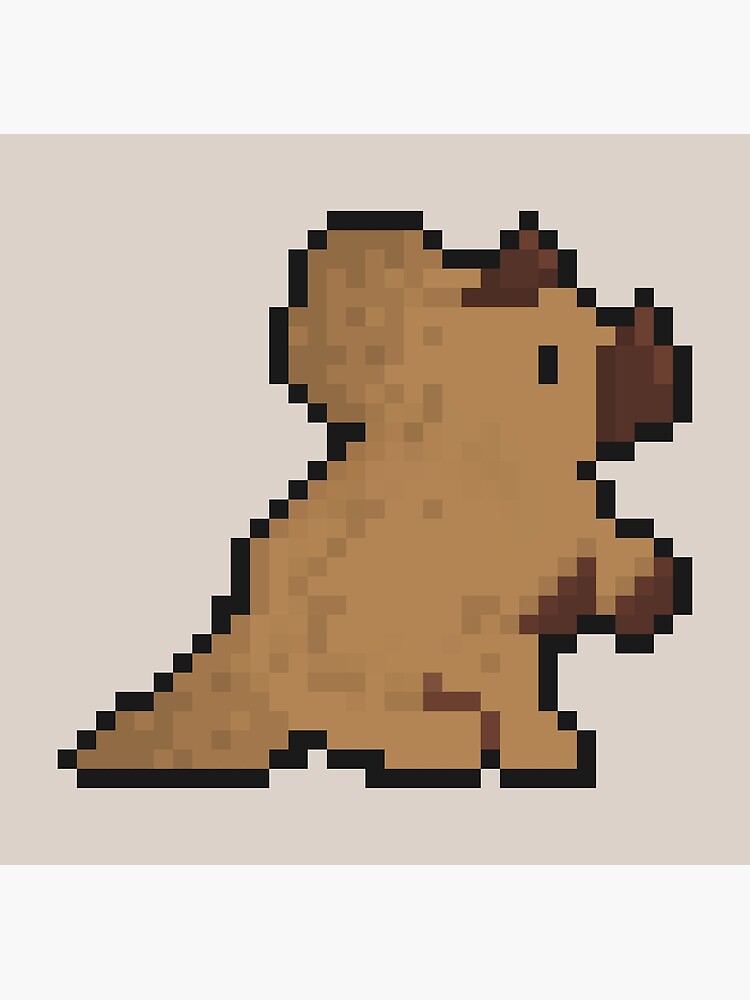 "Triceratops pixel art " Art Print for Sale by SocialistDragon | Redbubble