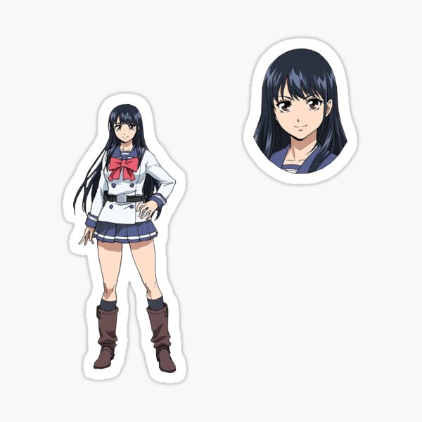 "Yuri Honjo High Rise Invasion" Sticker by PSM-Design | Redbubble