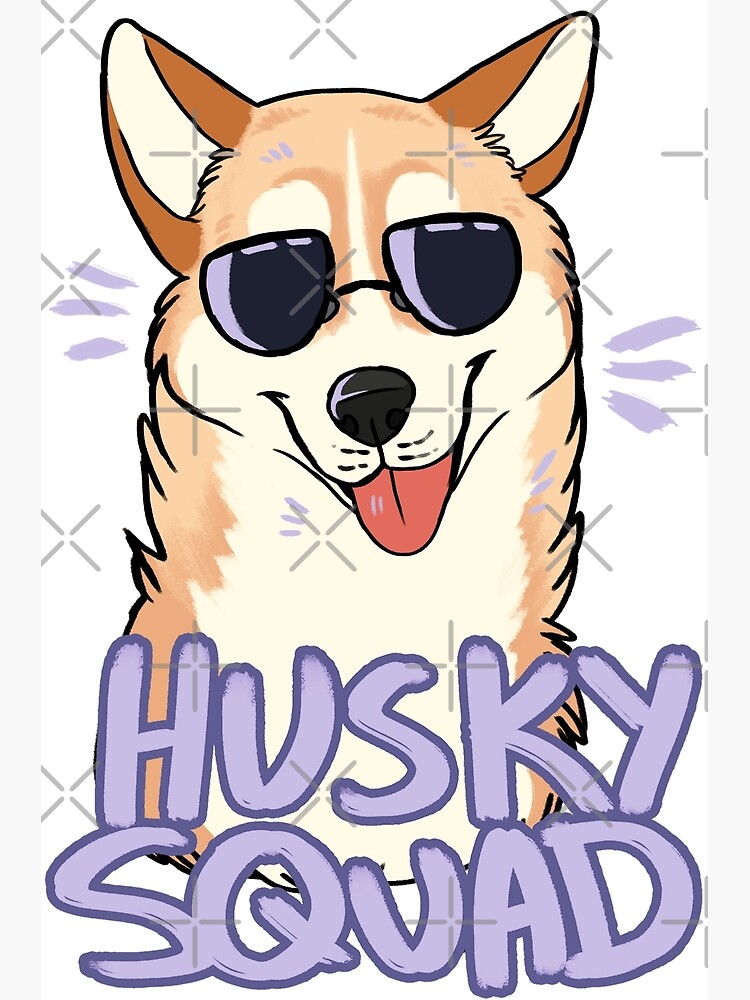 "HUSKY SQUAD (light red)" Photographic Print for Sale by mexicanine ...