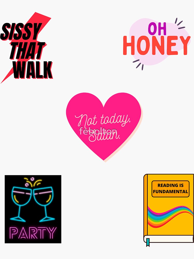 "drag race sticker pack!" Sticker by febolton | Redbubble