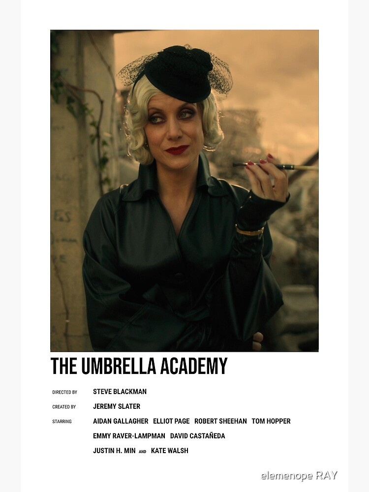 "The Umbrella Academy Show Cover (The Handler)" Poster by alixrawald ...