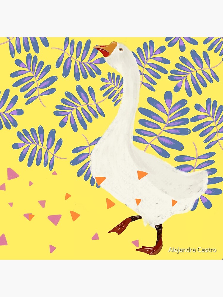 "Happy goose" Poster by BlueBeetle-Art | Redbubble