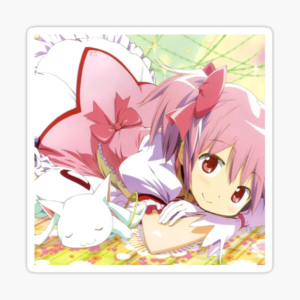 "madoka magica official art" Sticker for Sale by axoneen | Redbubble