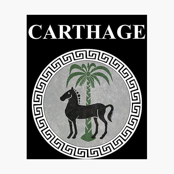 Lámina fotográfica «Antiguo símbolo de Cartago de Qart-Hadasht» de ...