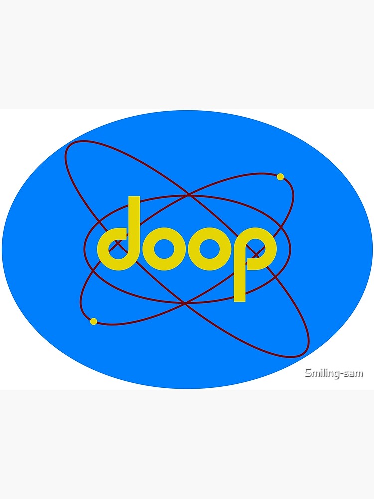 "Doop Logo - Futurama" Art Print for Sale by Smiling-sam | Redbubble
