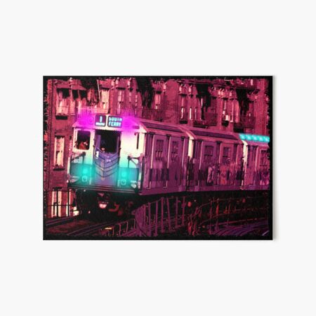 "Train Comics - retrowave - vaporwave - synthwave - digital paint" Art ...