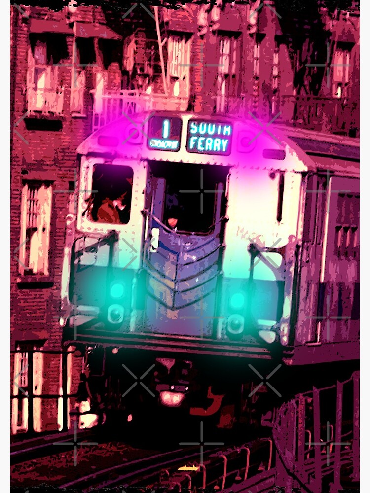 "Train Comics - retrowave - vaporwave - synthwave - digital paint ...